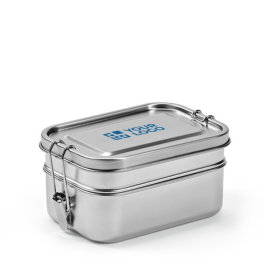 Recycled steel lunch box with clasps, 1.05 L | From £9.10