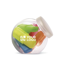 5 neon highlighters in a plastic container | From £1.31