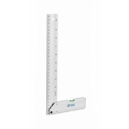 Aluminium set square with level & ruler | From £1.75