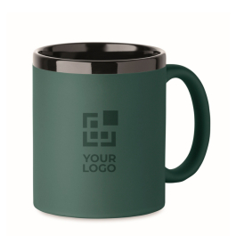 Ceramic mug, soft-touch coloured coating, 300 ml | From £2.79