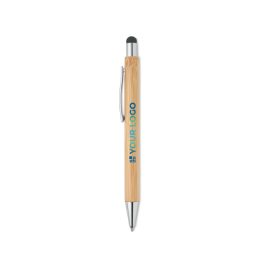 Bamboo touch pen, chrome, blue ink | From £0.29